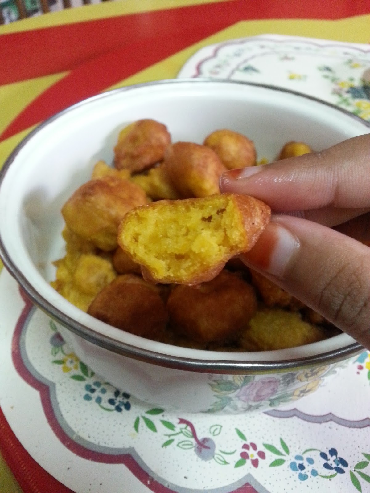 Eyka Blog: Resepi Cucur Labu Goreng