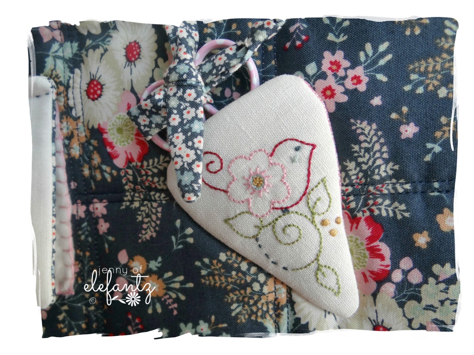 Jenny of ELEFANTZ: "Heartstrings" - a Tilda Club design...