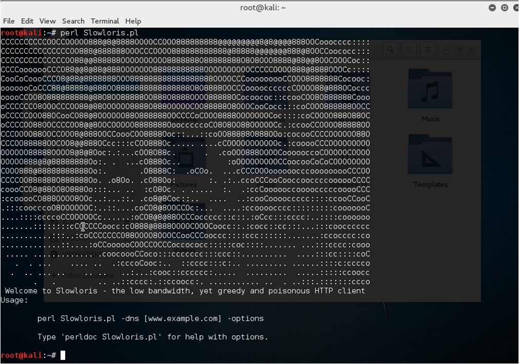 Gan~San: DoS dan DDoS Attack dengan HOIC dan Slowloris.pl