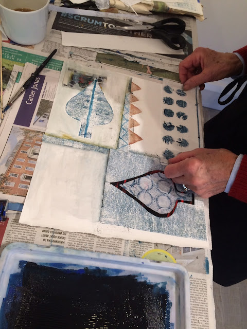 Mixed Media Monoprint