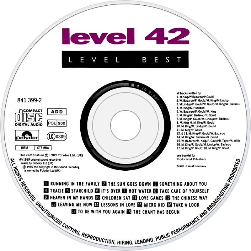 On The Road Again: Level 42 "Level Best"