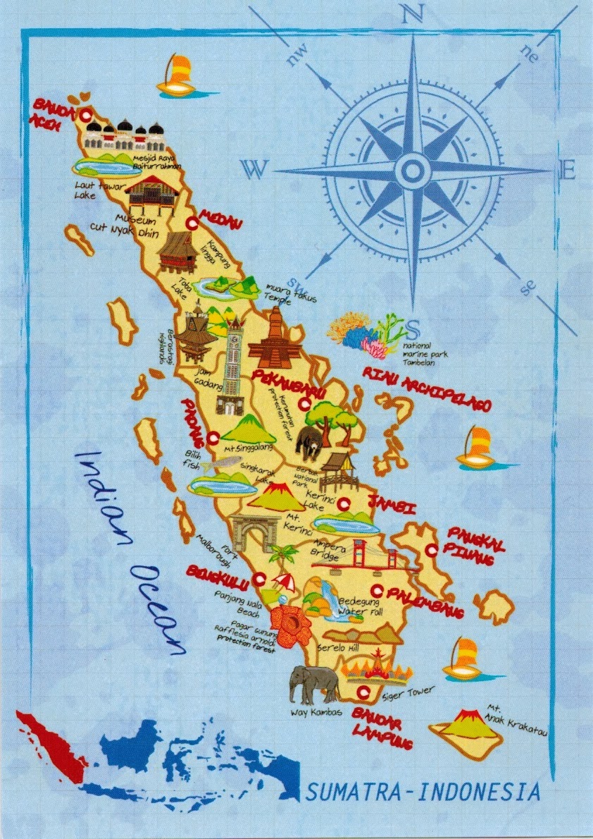 Map Cards - Hunting: 0304 Indonesia - Sumatra
