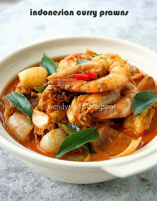 Table for 2.... or more: Indonesian Curry Prawns 印尼咖喱虾- Hee Hee Ha Ha #3