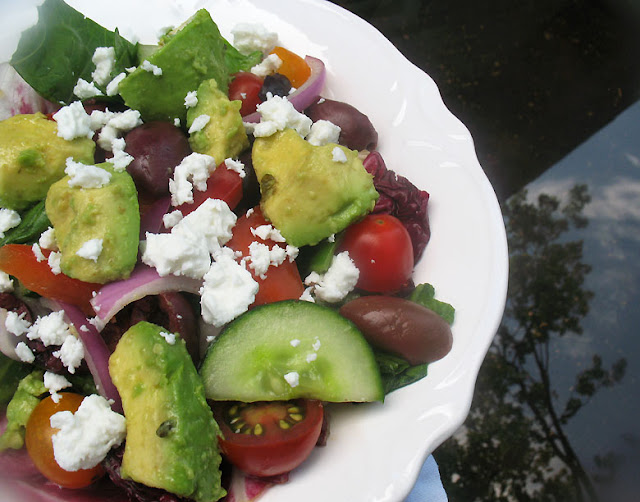 Avocado Greek Salad | Lisa's Kitchen | Vegetarian Recipes | Cooking ...