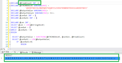 Split A String In Comma Separated Values In SQL Server ~ Guruji Point - Code You Want To Write