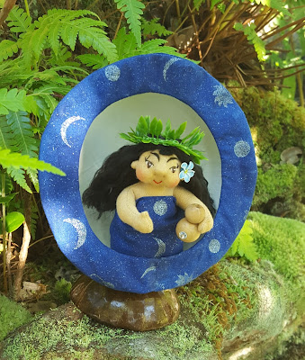 Magical Hawaiian Menehune Dolls: Hina, Moon Goddess of Hawaii
