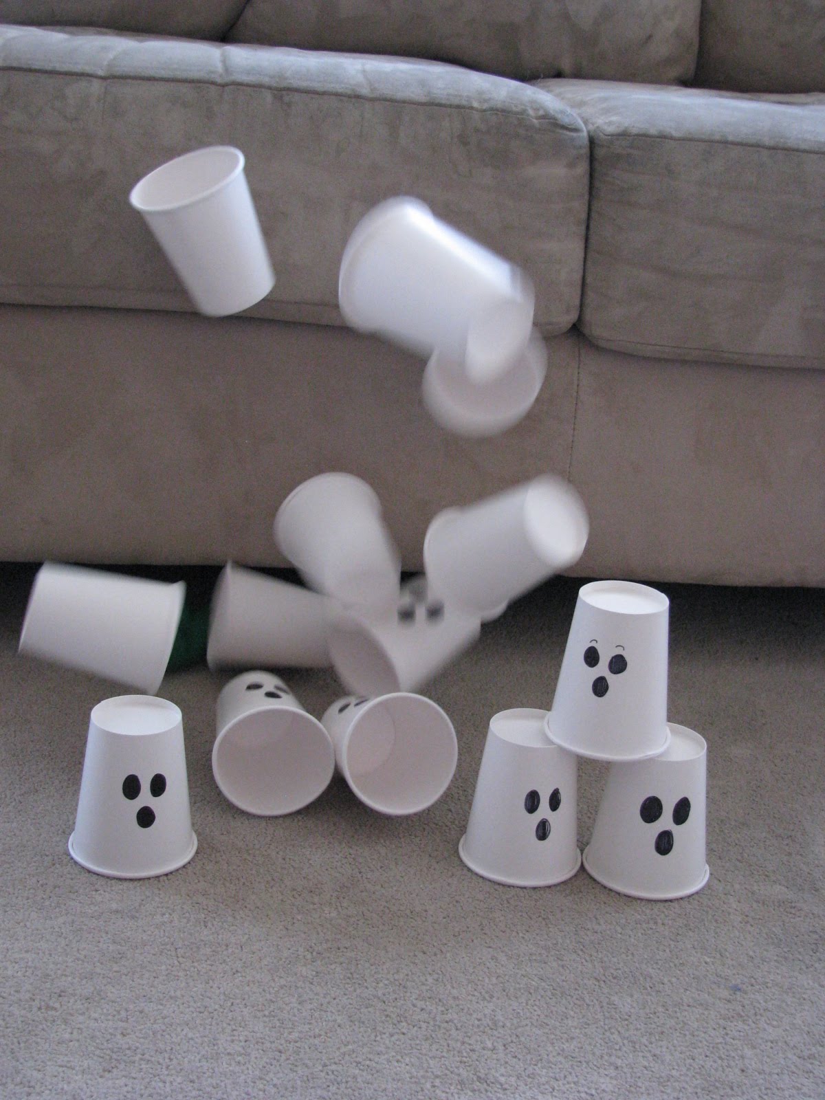 Making Merry Memories: Ghost Cups Bowling