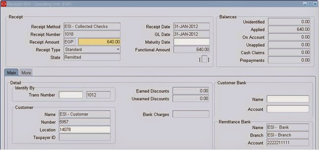 Oracle Applications: Oracle R12 Cash Management