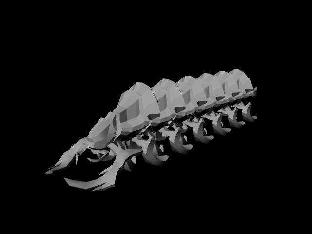Art of Boss Arena: Progress on the Centipede Boss Model