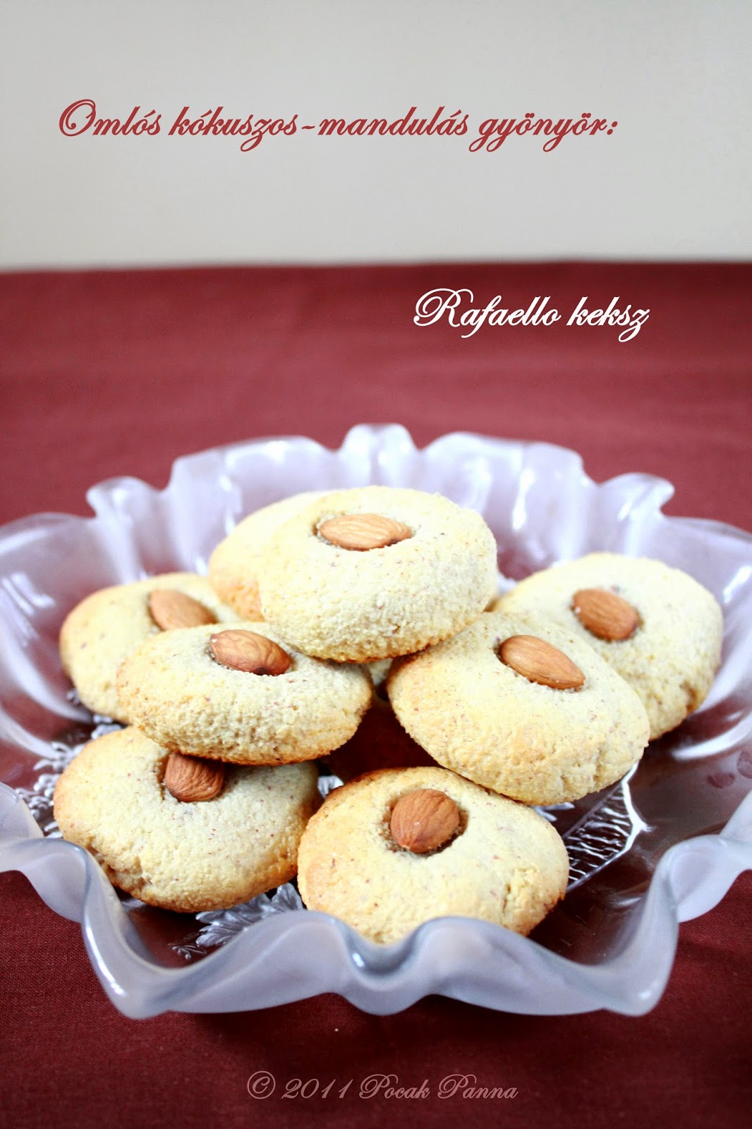 Rafaello kekszek (paleo) | Pocak Panna