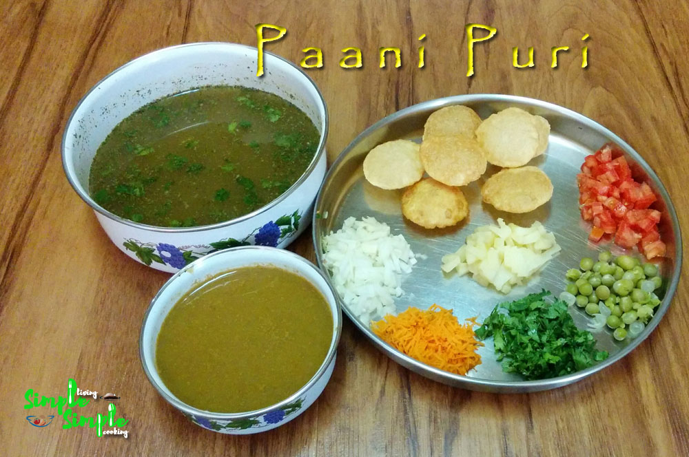 Simple Living Simple Cooking: Paani Puri Chat