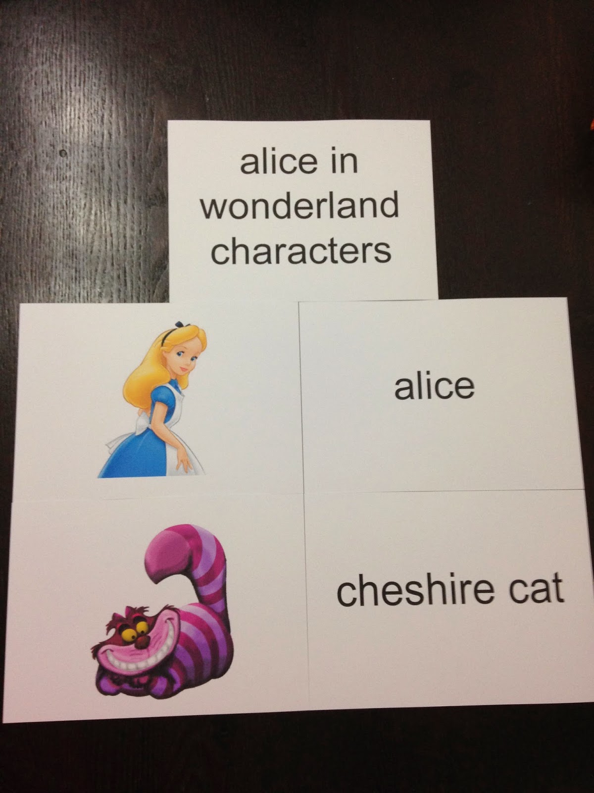 Flash Cards for Little Ones: Welcome to Wonderland