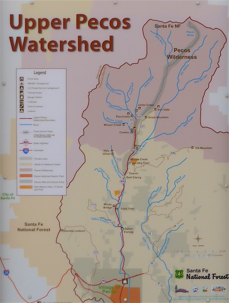 Pecos New Mexico Map