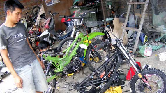 Gambar Motor Modifikasi: Gambar Motor Poswan Menjadi Trail