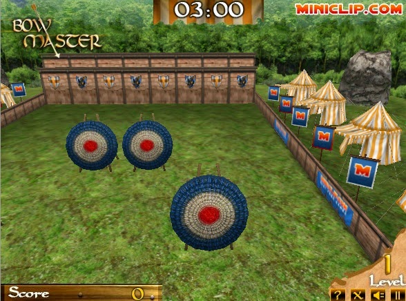 Online Games Reviewer - Games Checkers: Bow Master - Online Archery Game