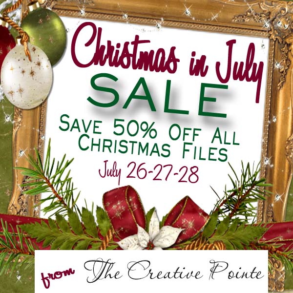 The Creative Pointe: Christmas in July SVG Sale & A Freebie!
