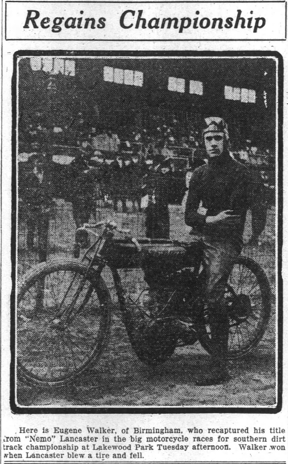 Mototique Racing - Formally Deadly Dave's Blog: Gene Walker, Birmingham ...