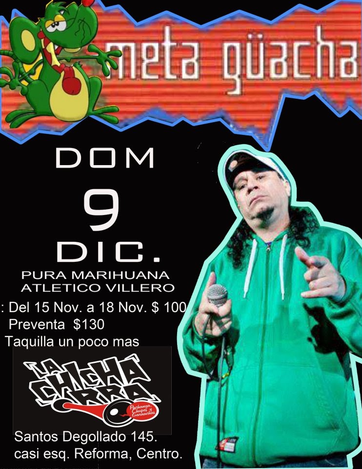 paraje tunero: Cumbia villera este domingo 9 de Diciembre con Meta ...