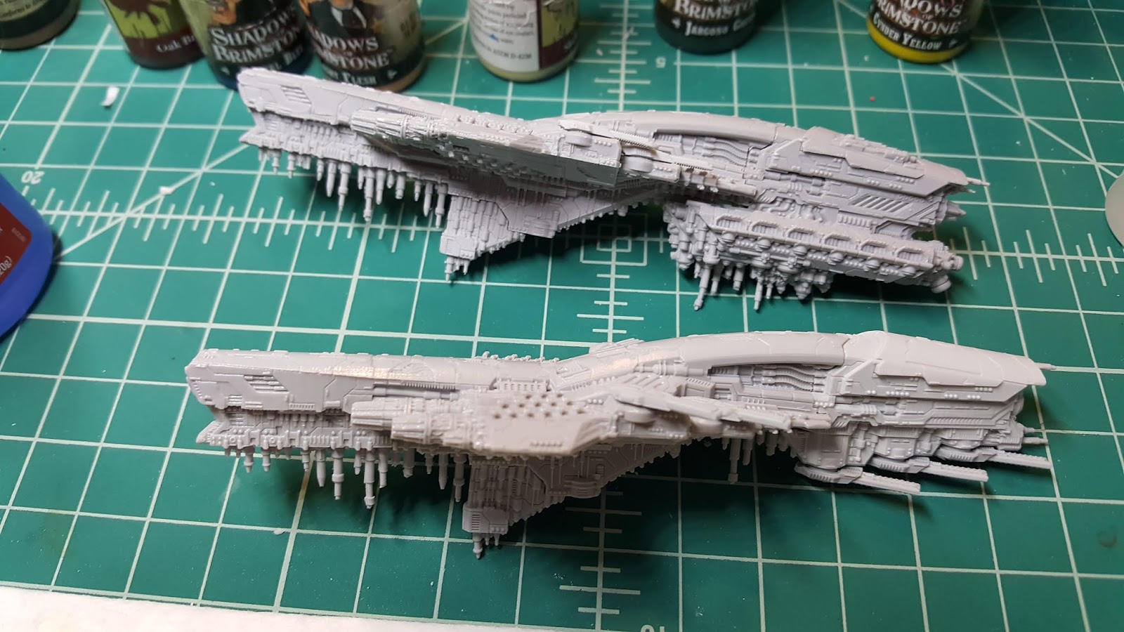 House of Zoxe: Unboxing: Dropfleet Commander UCM Battleship