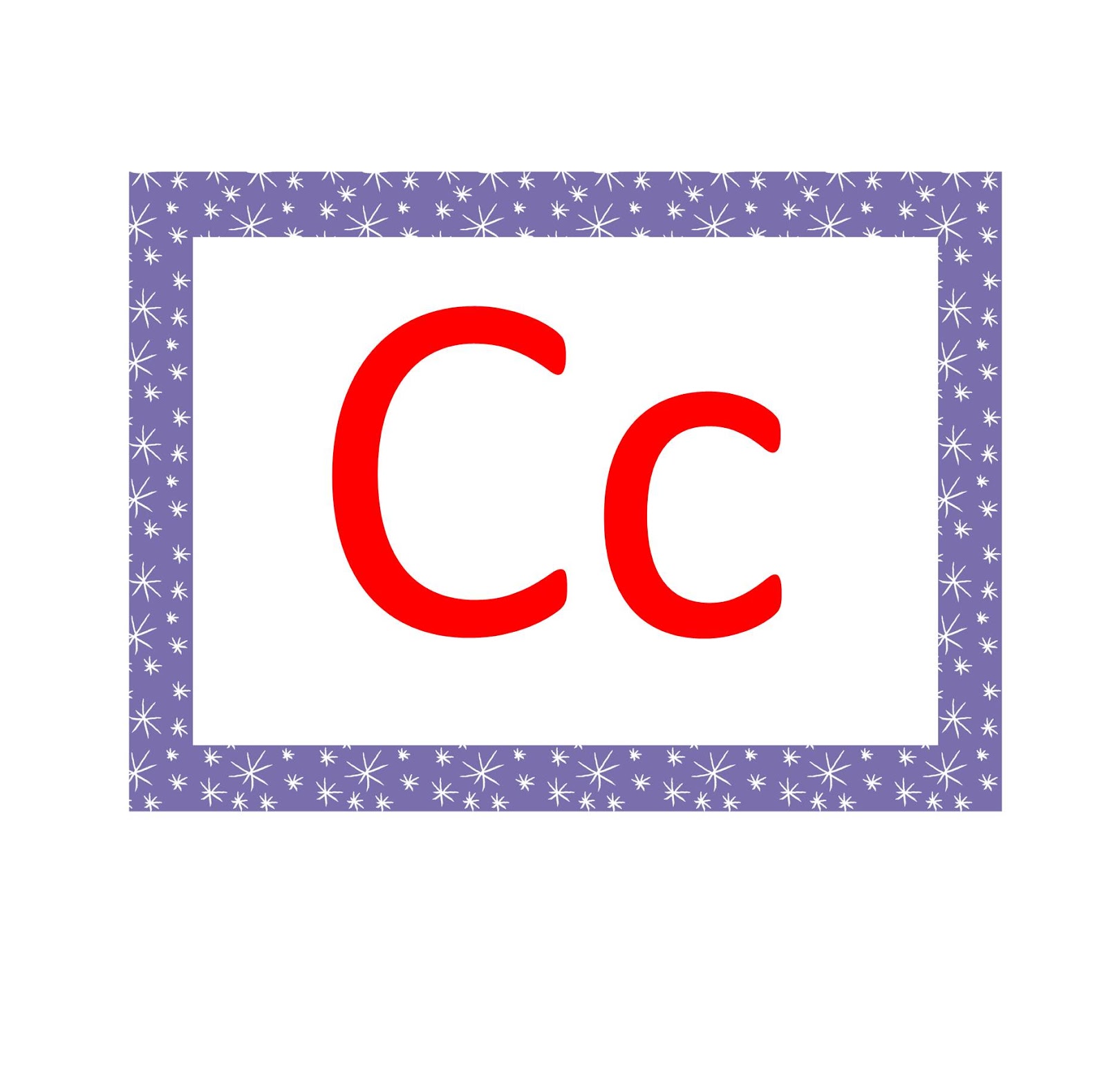 Educación Inicial para Todos: Letter Cc Picture Cards