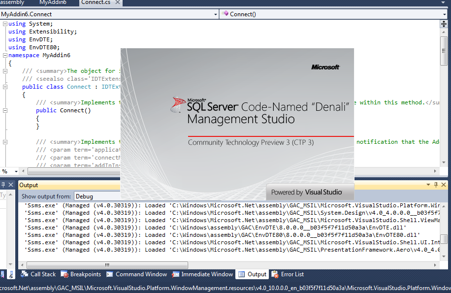 T-SQL Tidy Blog: How to write a SQL Server Management Studio Add-in for ...