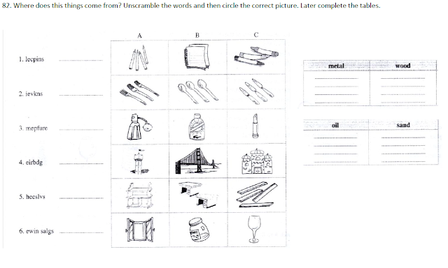 Natural Science 5 grade: 5. MATTER: materials