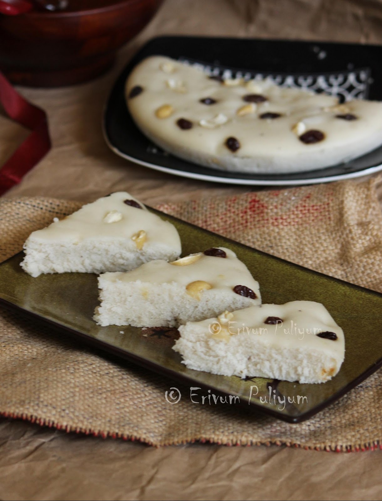 Erivum Puliyum: Vattayappam | Steamed Sweet Rice Cakes