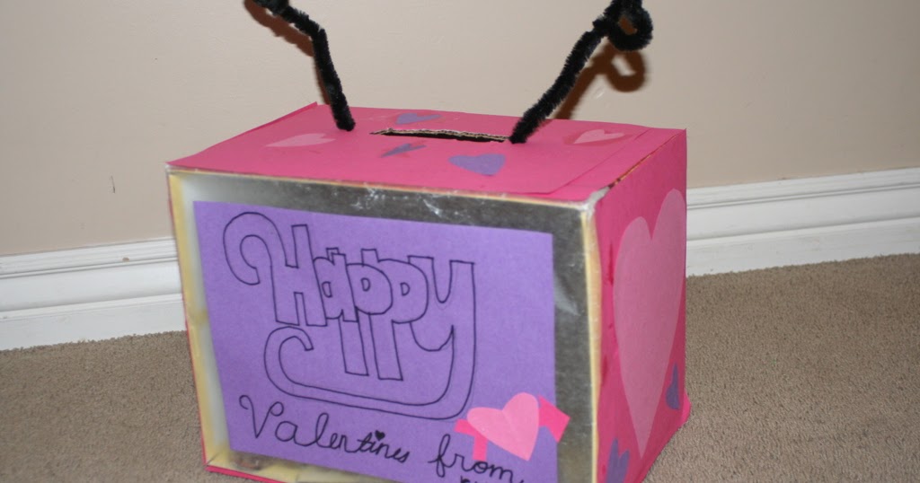 Mommy Lessons 101: Creative Valentine Box #7 - Television