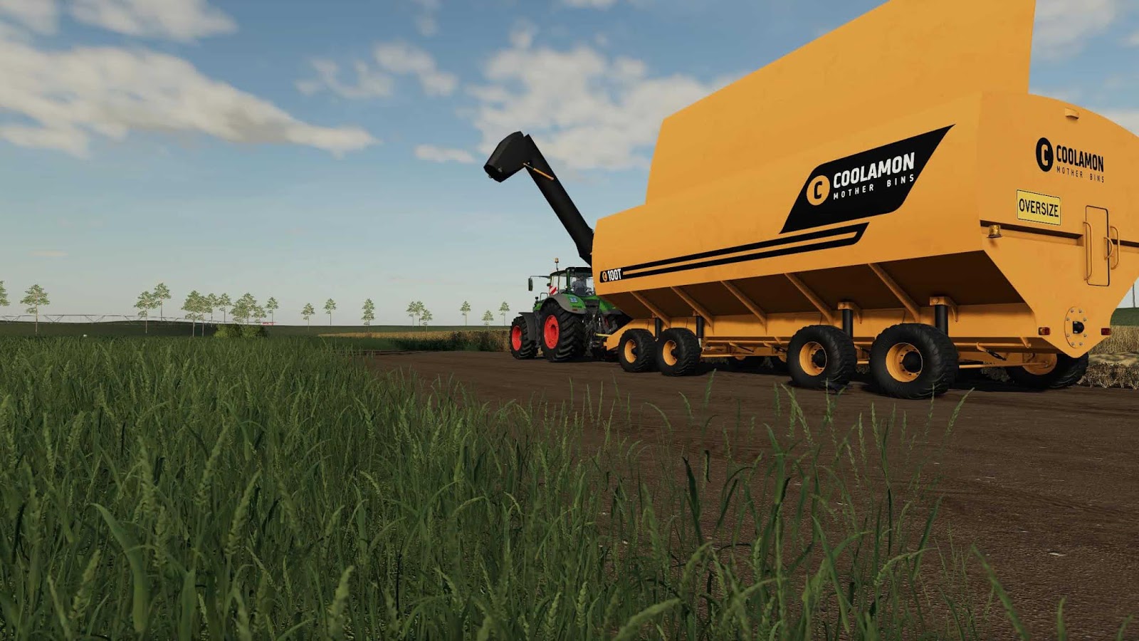 FS19 Coolamon Mother Bins 100T v1.0 - FS 19 & 22 USA Mods Collection