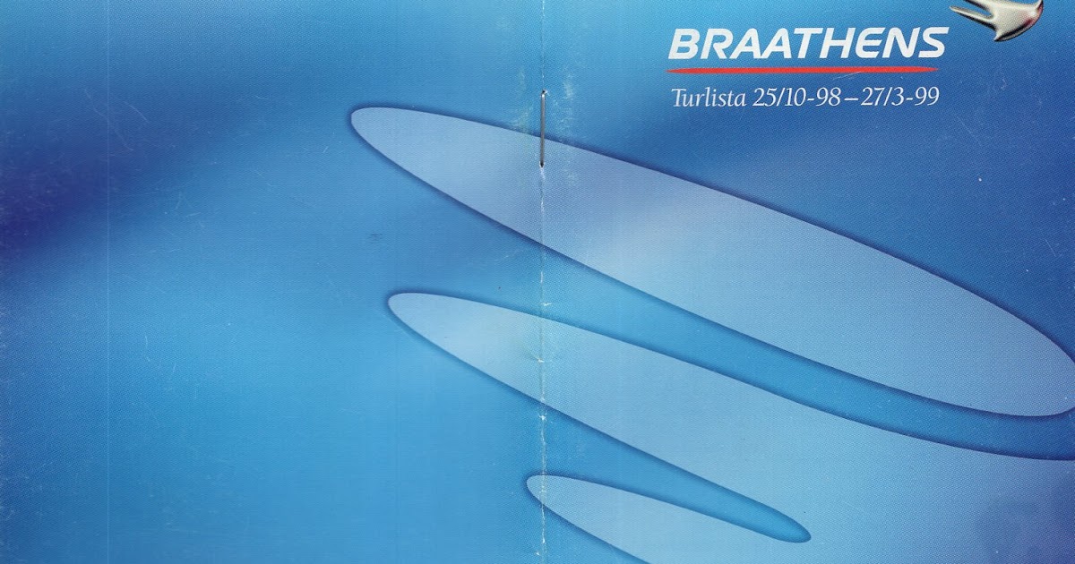 Airline memorabilia: Braathens Sverige (1998/1999)