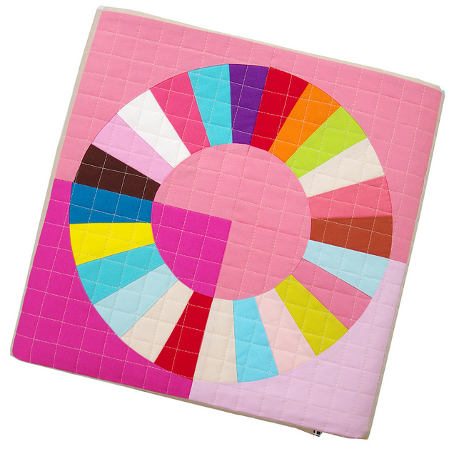 Red Pepper Quilts: Kona Color Wheel Quilt - A Finished Quilt