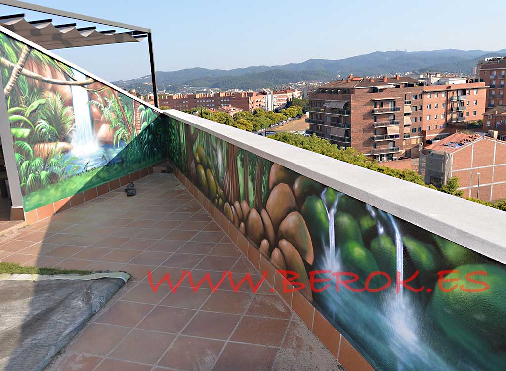Graffiti profesional mural comercial