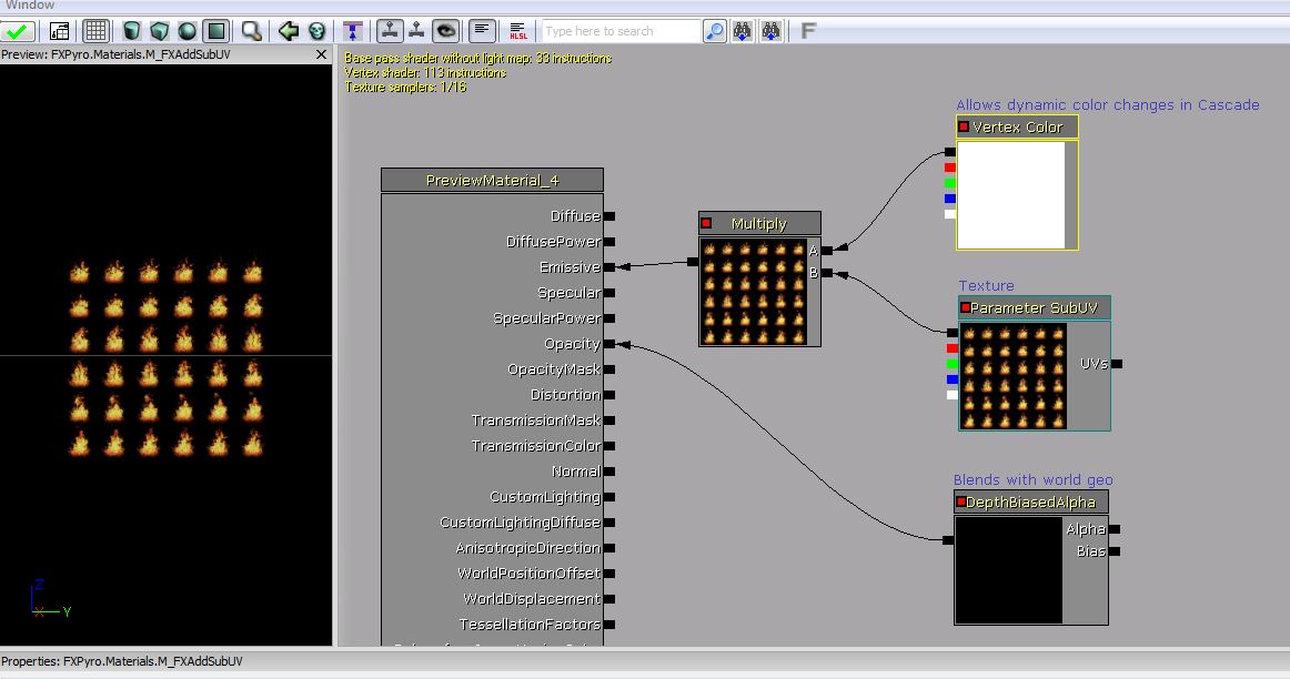 Fred Hooper FX Blog: Simualtion Render into Unreal Cascade as a SubUV ...