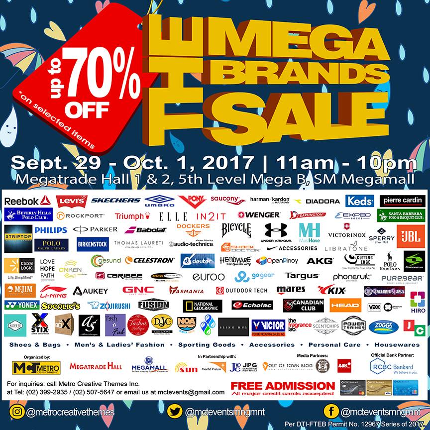 Manila Shopper: The MegaBrands SALE at SM Megatrade: September 29 ...