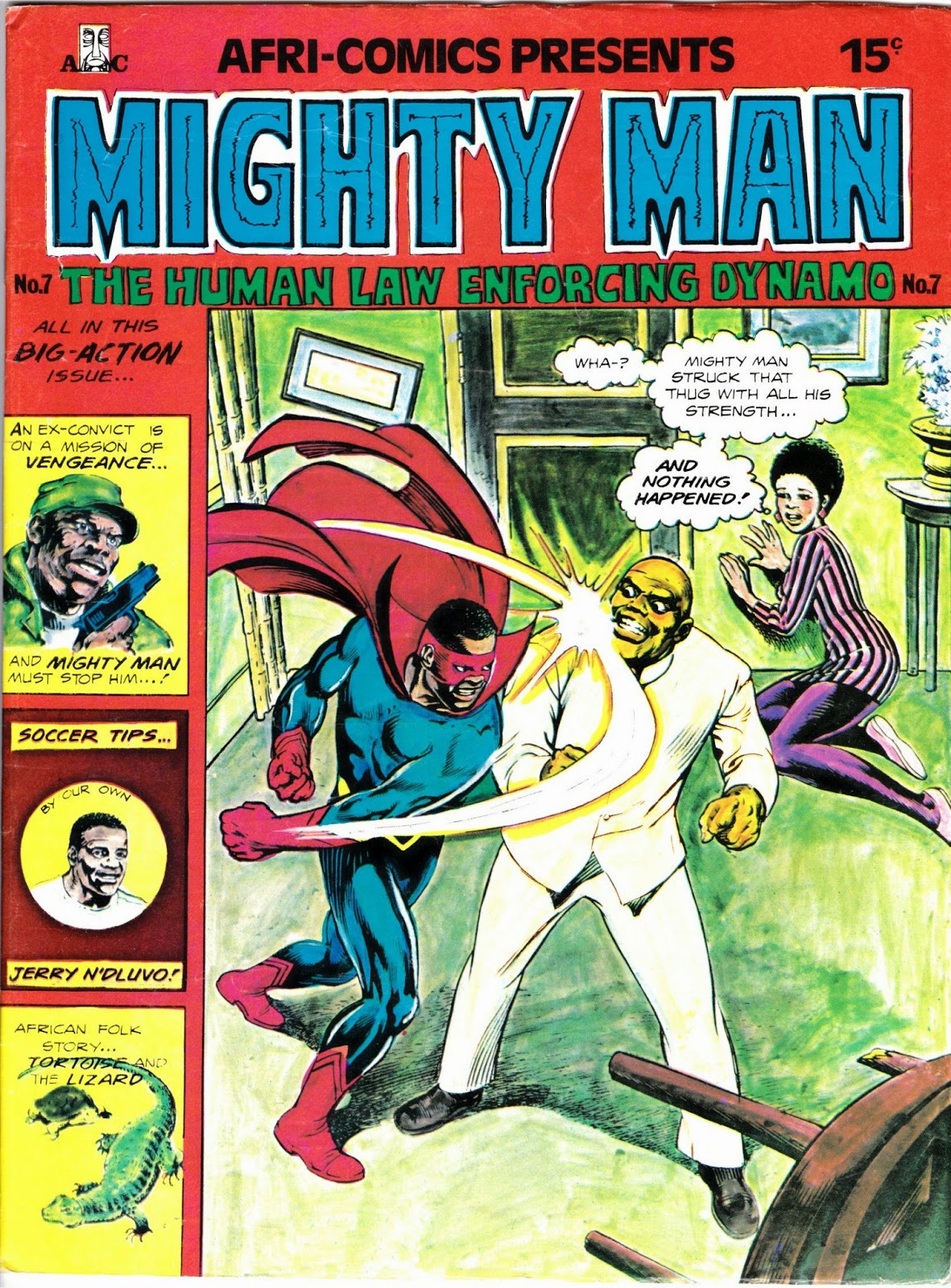 South African Comic Books: Afri-Comics Mighty Man Series