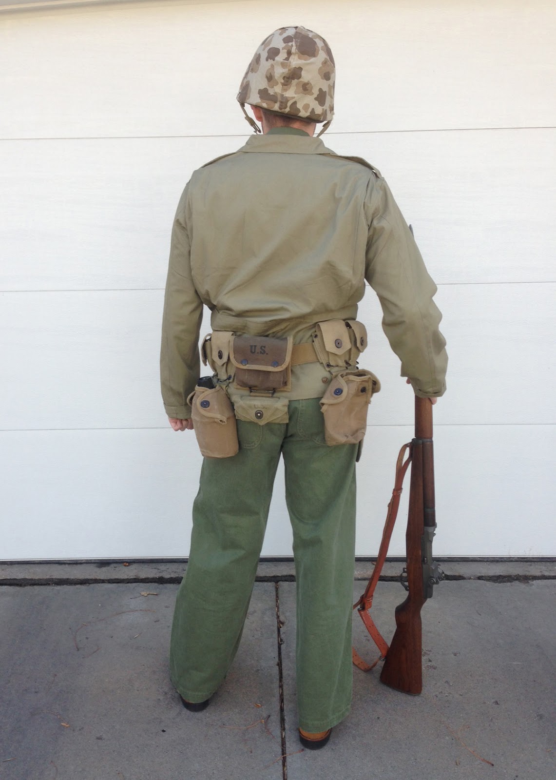 The Indianhead: February Uniform of the Month - Iwo Jima Flag Raiser