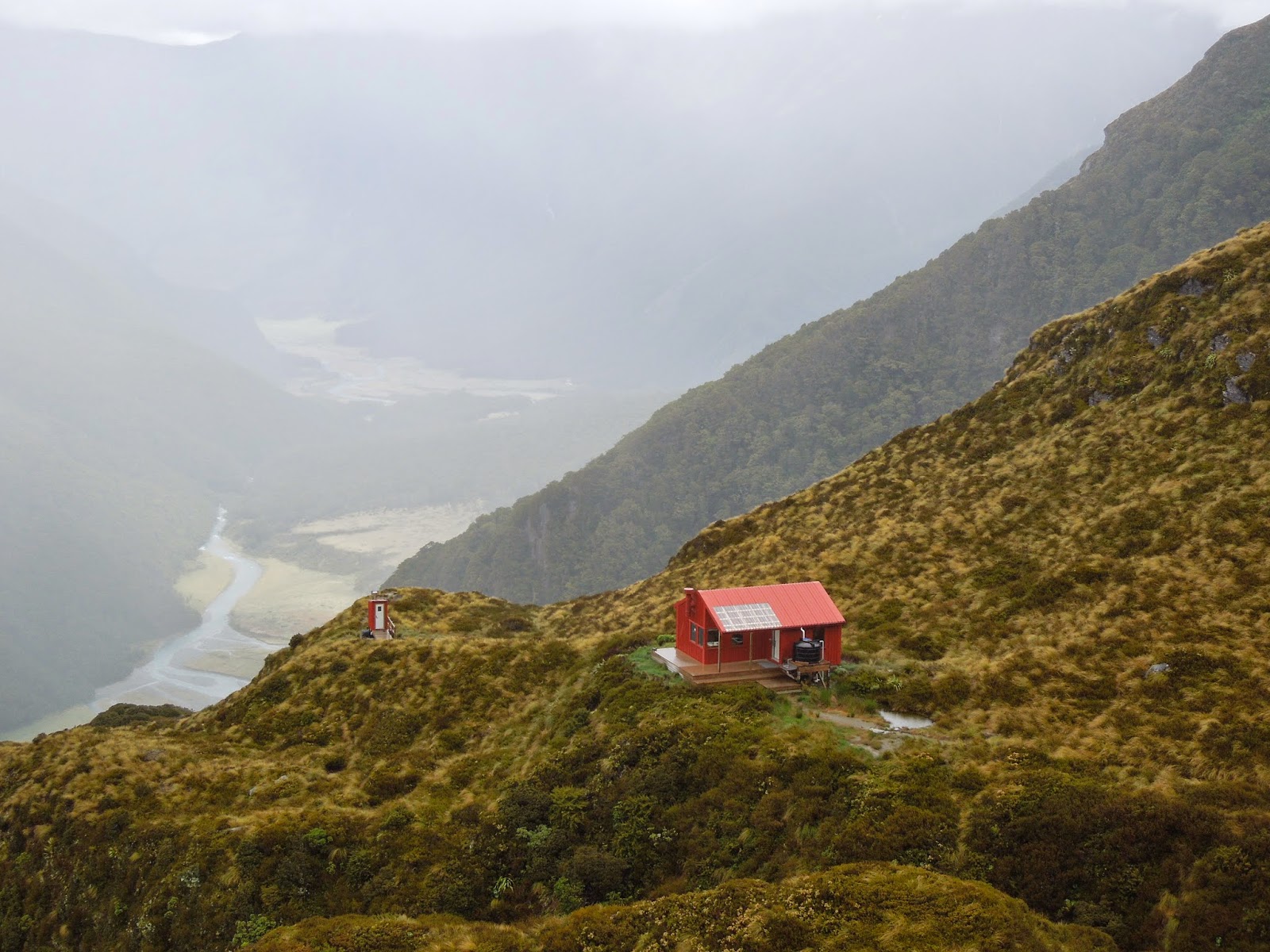 A Welcome Sight: Liverpool Hut, Mt Aspiring National Park, January 2014