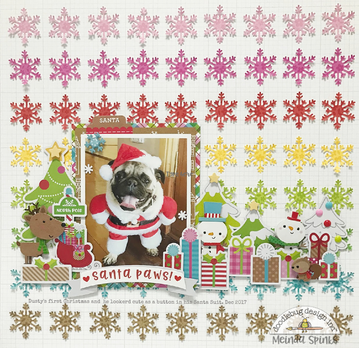 Doodlebug Design Inc Blog: Christmas Town - Santa Paws Layout | with ...