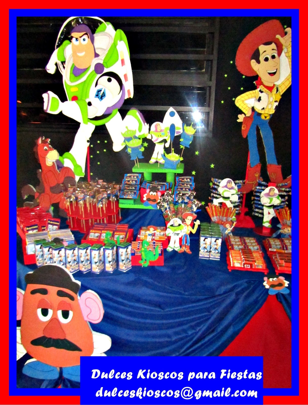 "Dulces Kioscos para Fiestas" : Tematica TOY STORY!!