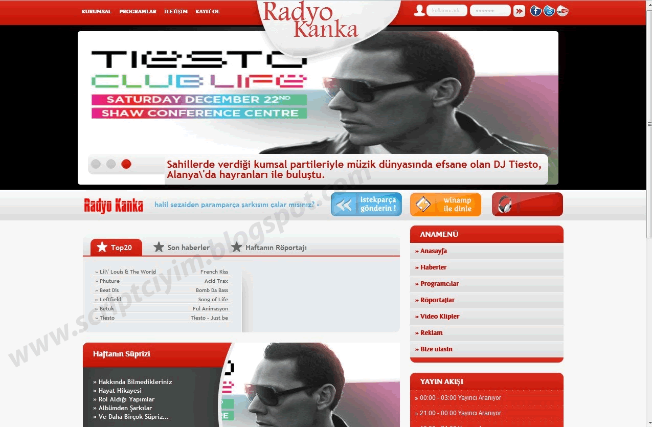Kanka Radyo Scripti Php Ücretsiz Site Scriptleri