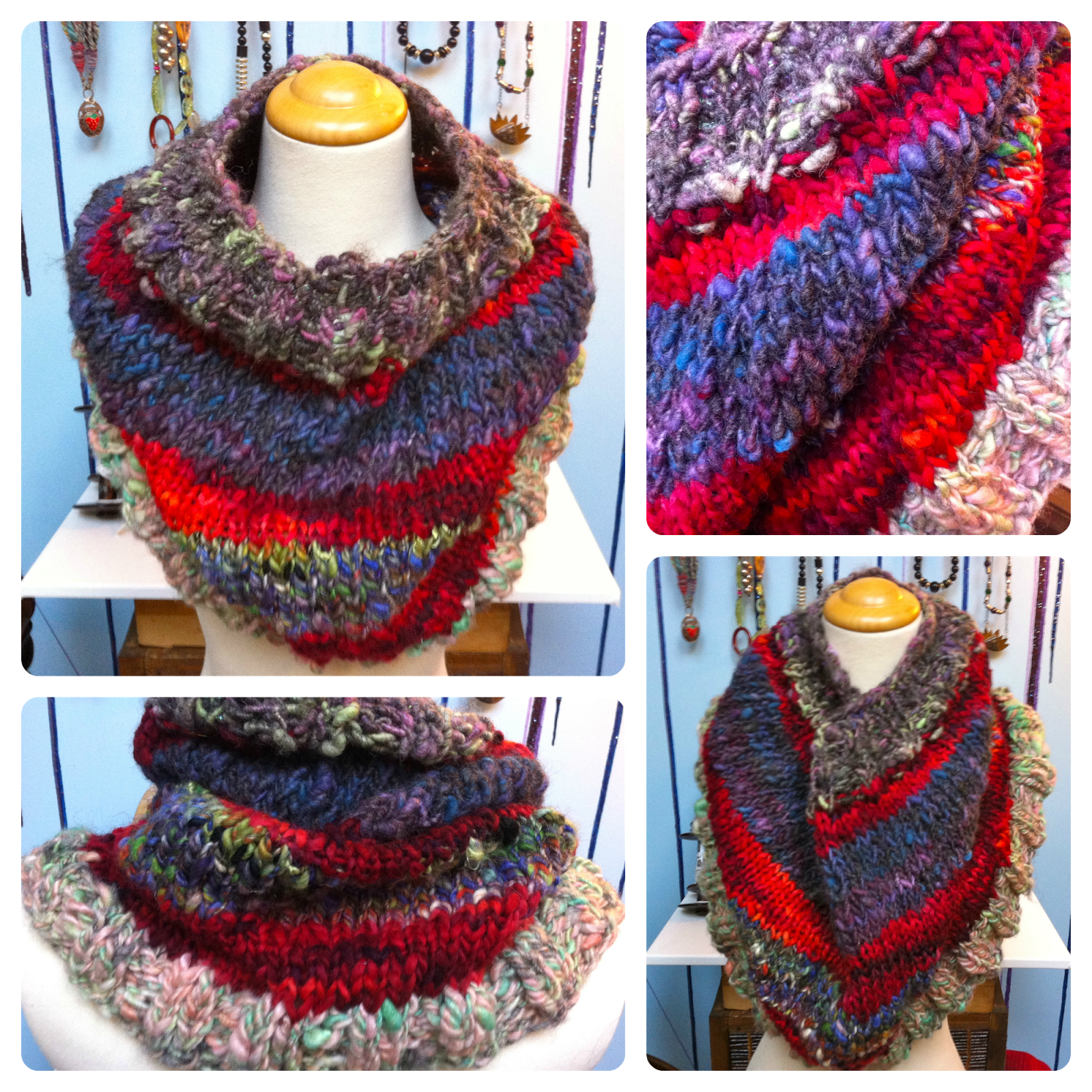 More Handspun Cowls | Milo Knows