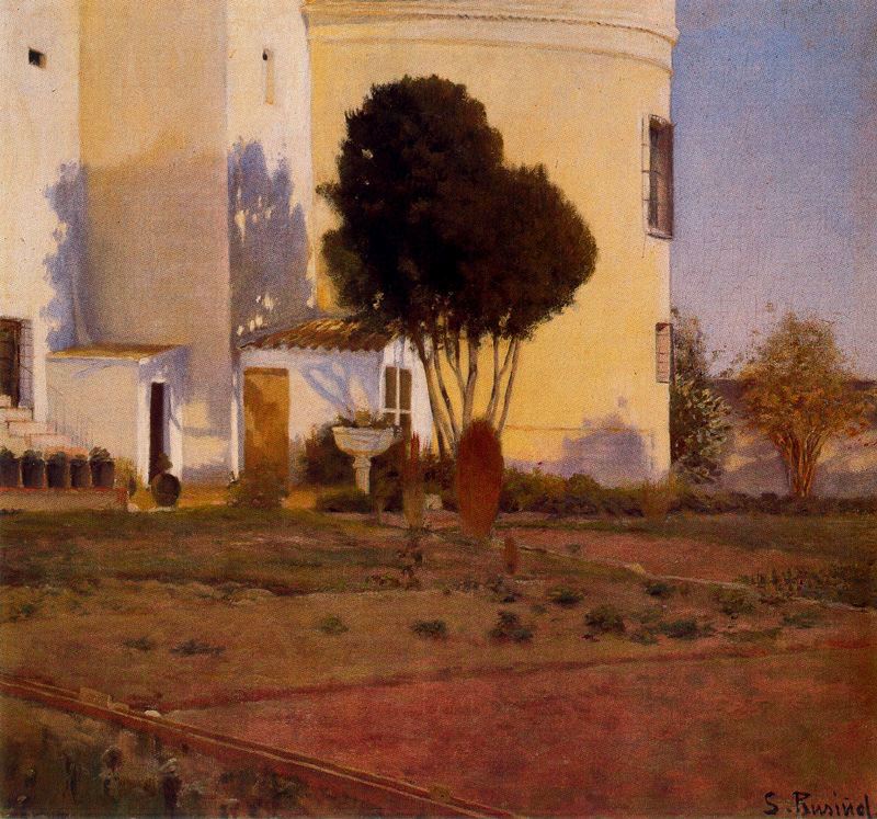SANTIAGO RUSIÑOL, pinturas, obras