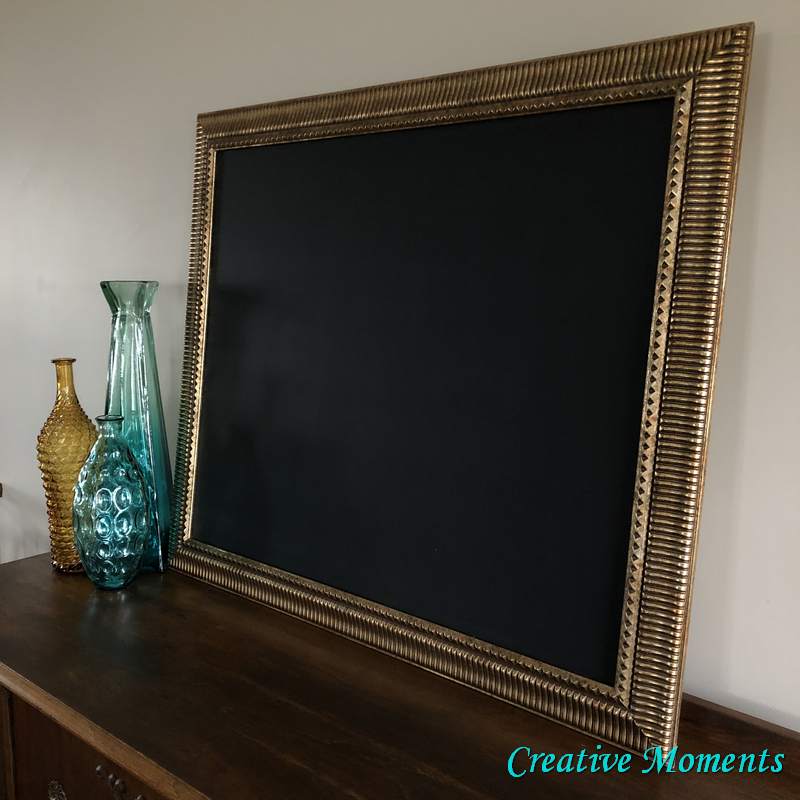 Jumbo Golden Chalkboard Frame