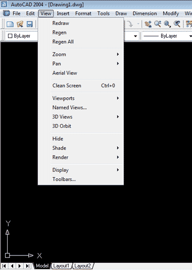 Navbar dan Subnavbar Auto CAD 2004 - Belajar AutoCAD Autodidak