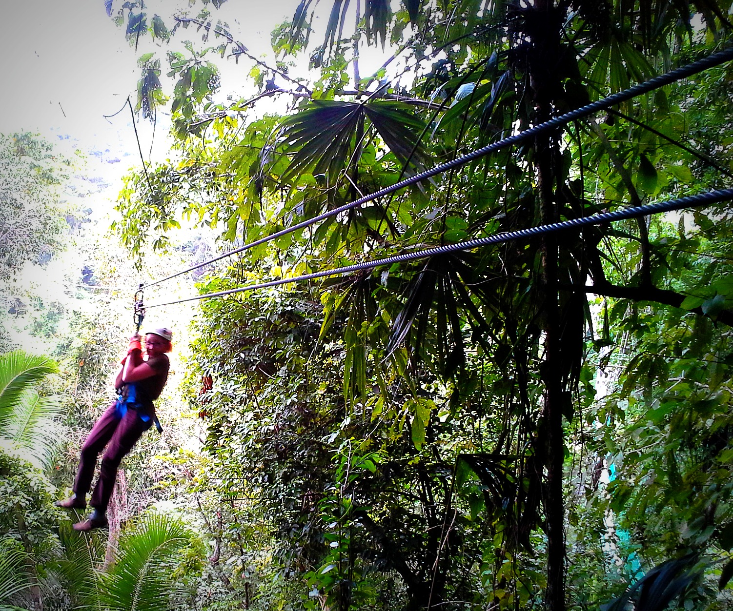 Ziplining in Belize - Obligatory Traveler