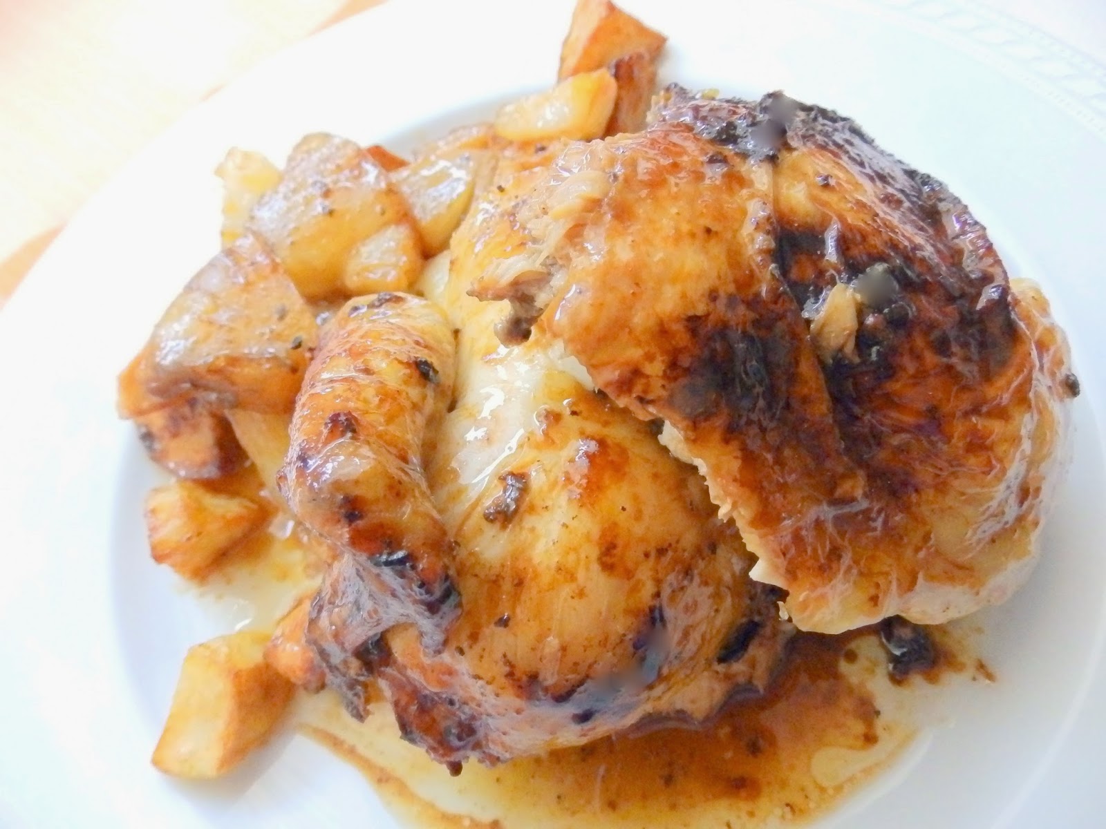 Picantons amb pinya al forn