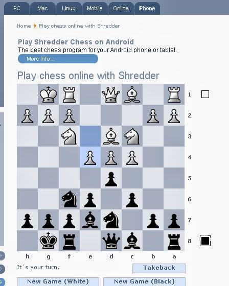 GREEN: Play chess online with Shredder
