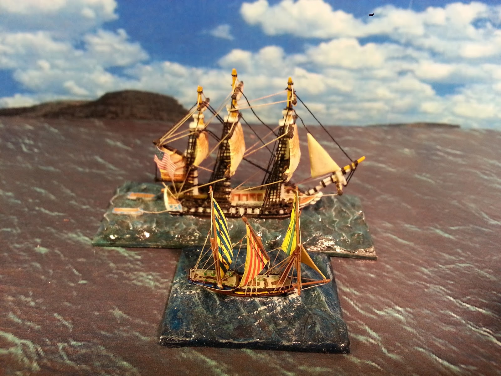 A Miniatures Hobby Room: Tired of Square Riggers - Navwar Small Xebec ...