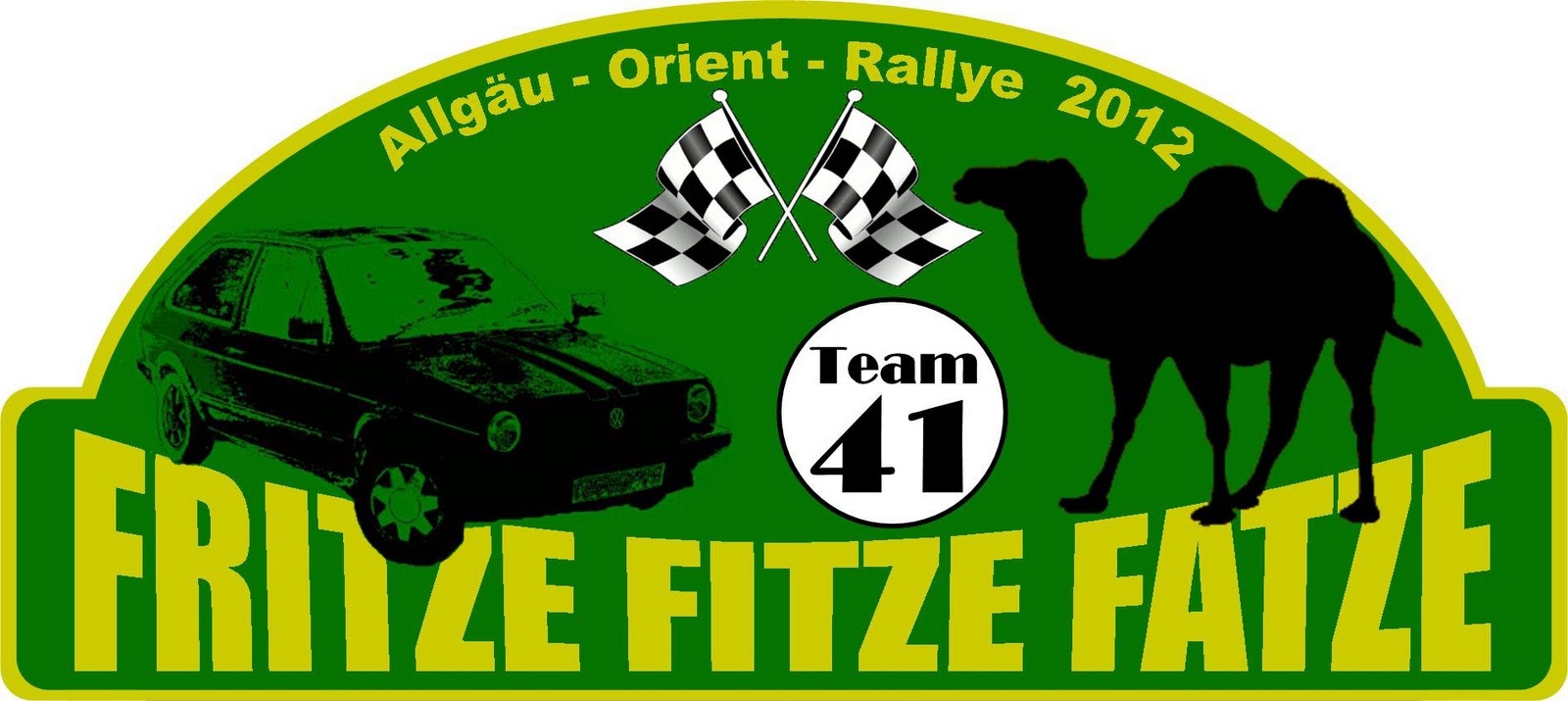 Fritze-Fitze-Fatze Team 41 der Allgäu-Orient-Rallye 2012: Das Team