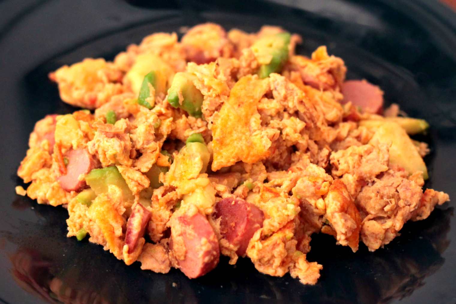 Huevos Con Salchicha